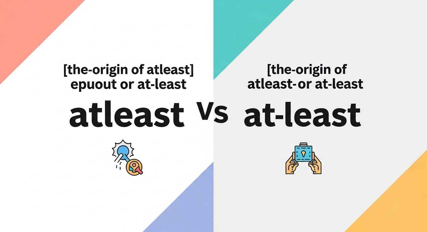 Atleast or At Least: Meaning and Examples In 30 Seconds